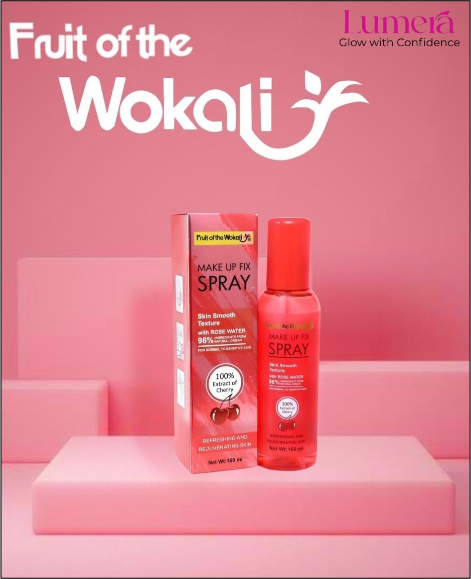 Lumera Make Up Fix Spray with Hyaluronic Acid & 100% Cherry Extract ...