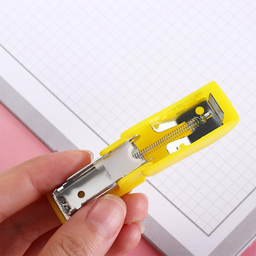 Mini Effortless Labor-Saving Stapler Set Small Fixing Bookbinding ...