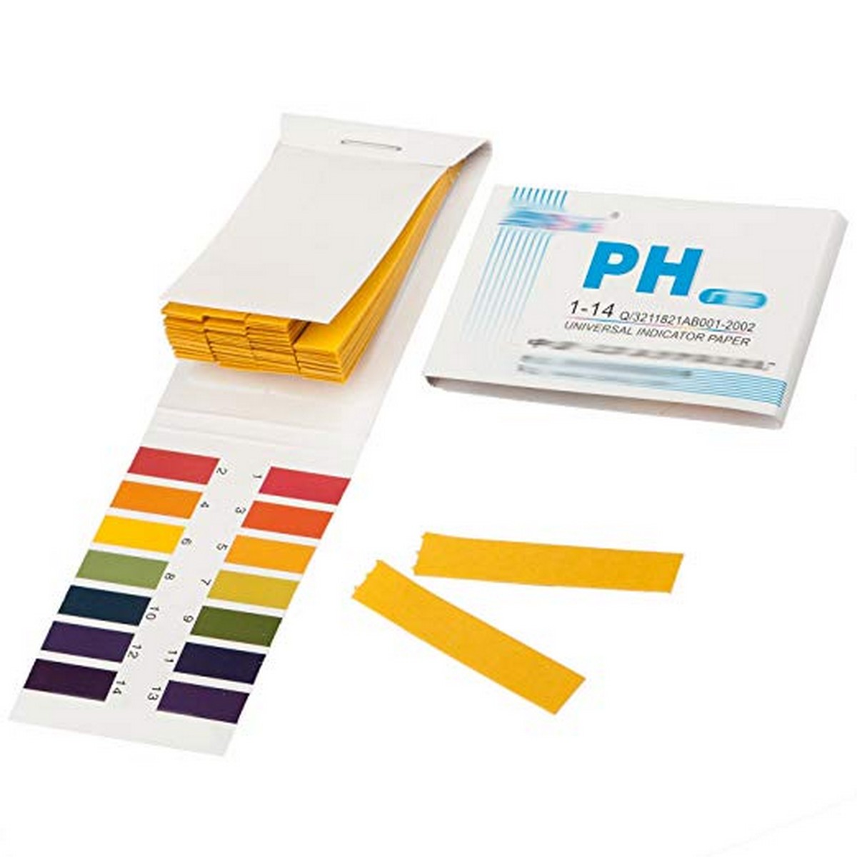 80 Strips Full Range 1-14 pH Test Paper Strips Litmus Testing Kit for ...