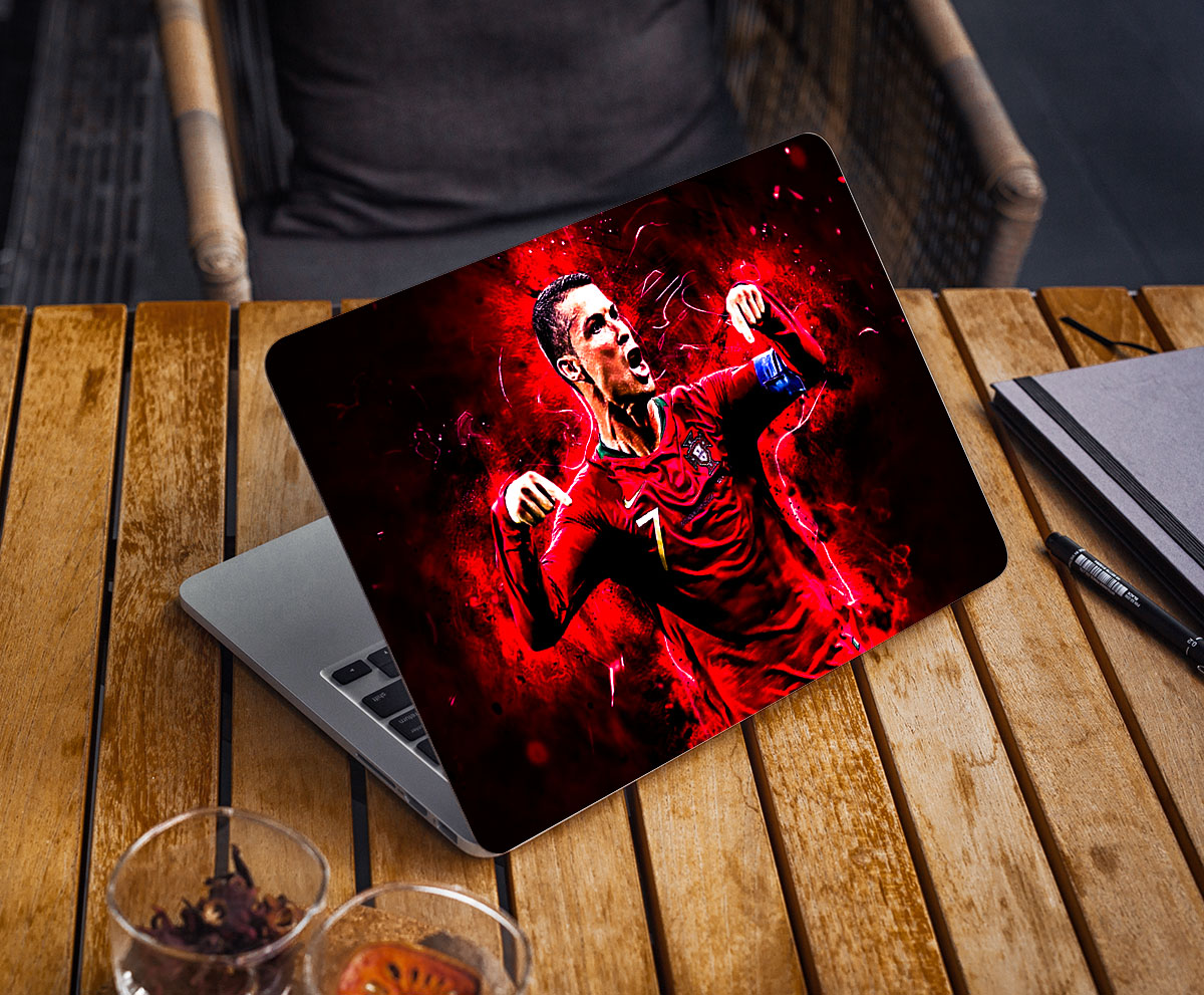 Goal-Cristiano-ronaldo Laptop Back Skin-Laptop Skin Vinyl Sticker Decal ...
