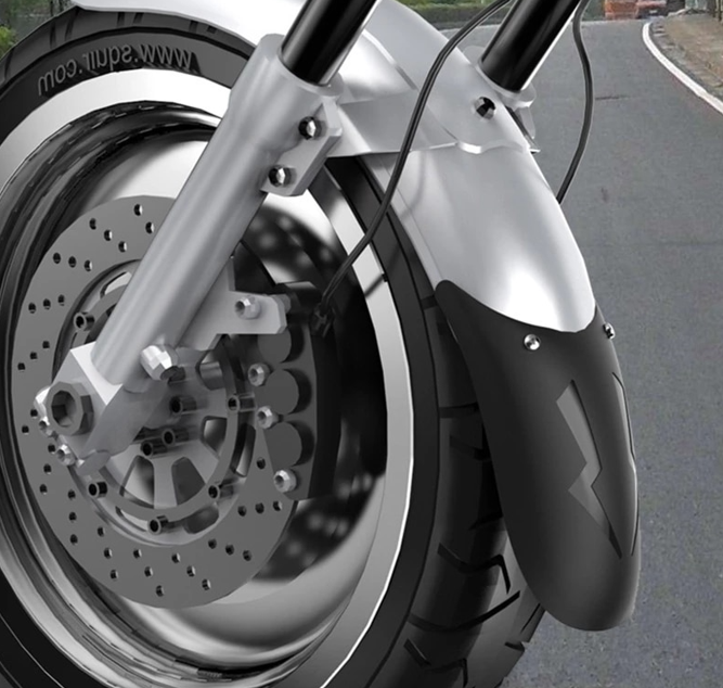 ONE PIECE MOTORBIKE MOTORCYCLE MUDGARD DUM UNIVERSAL FRONTER EXTENSION ...