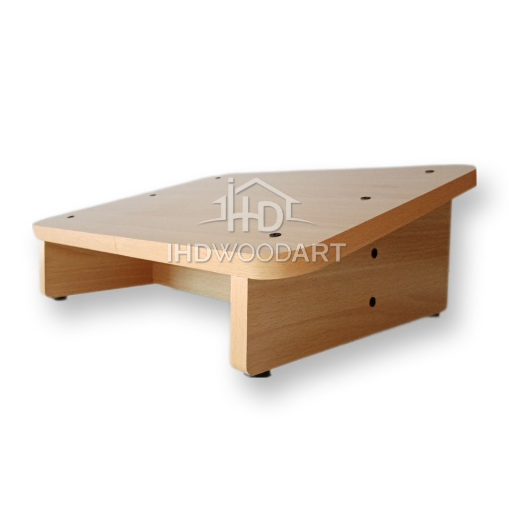 Footrest for Office & Home Under Desk Wooden Foot Rest Foot stool ...