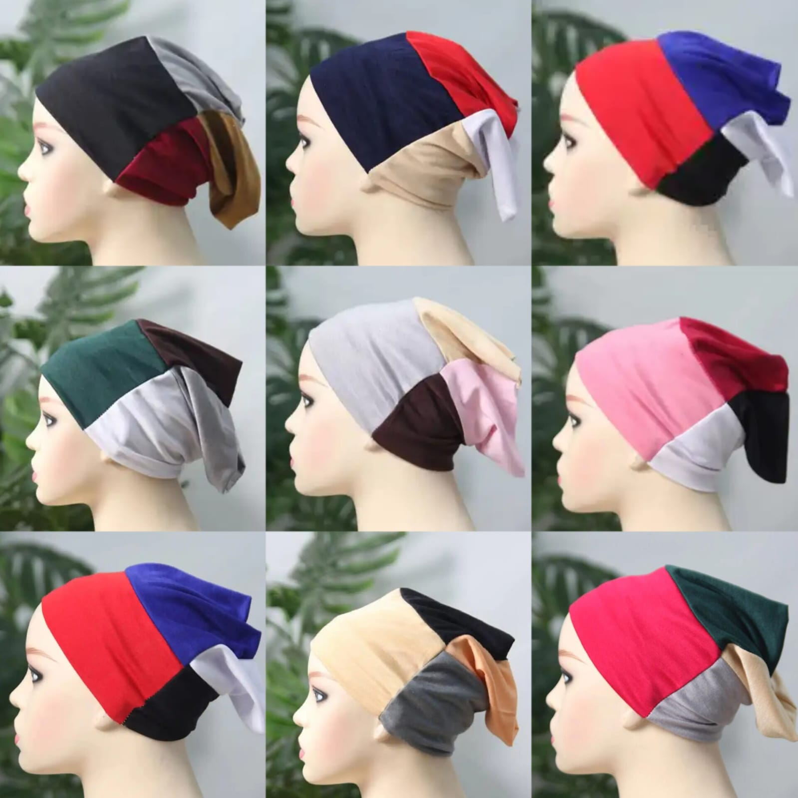 hijab cap Pack of 1 (4 in 1 )hijab cap Muslim Hijab Cap Women Inner ...