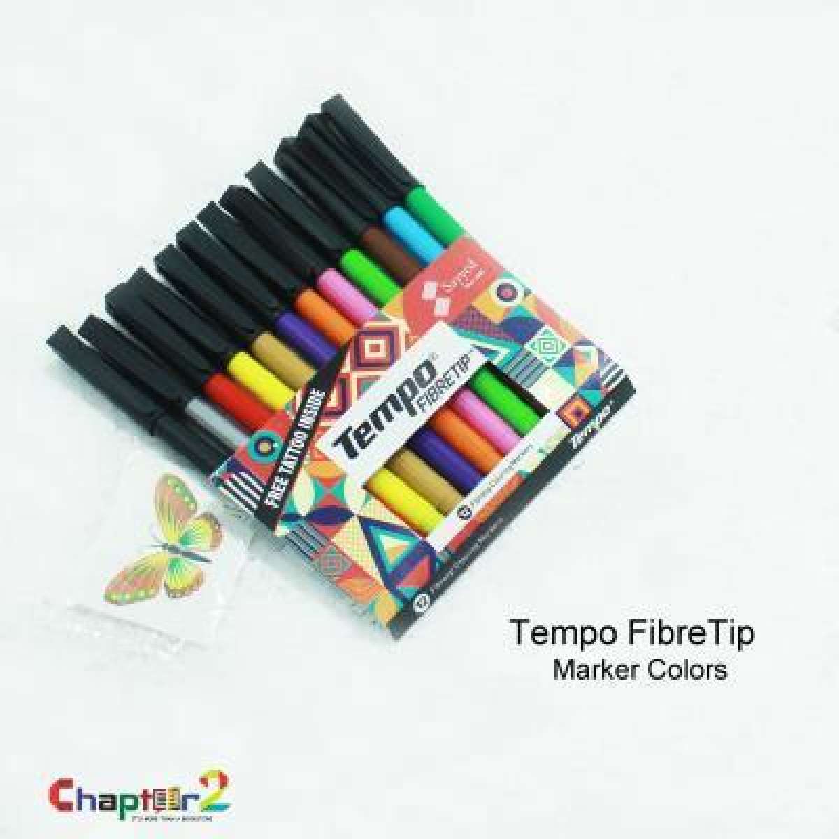 Tempo 12 Colours Marker Set | Daraz.pk