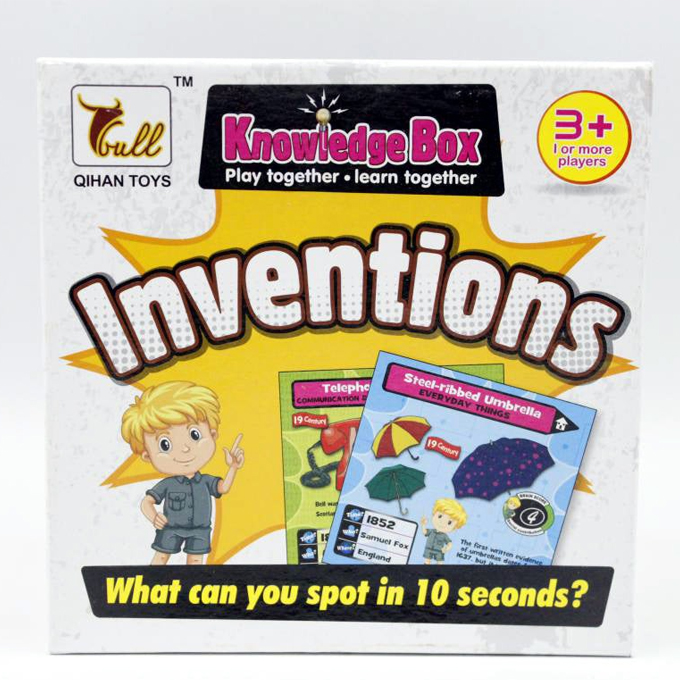 Educational Inventions Knowledge Box - Educational Learning Cards Game ...
