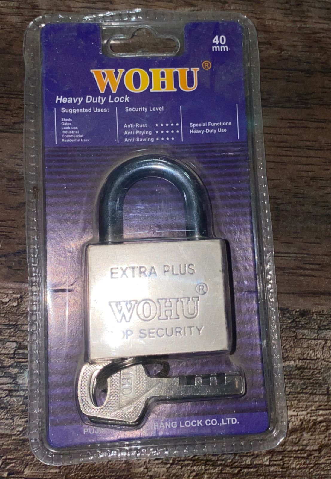 WOHU Heavy Duty Lock in ( 30 mm 40 mm 50 mm 60 mm 70 mm ) | Daraz.pk