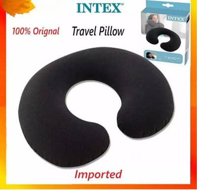 Intex Neck Pillow Travel Pillow 68675 | Inflatable Curved Neck Travel ...