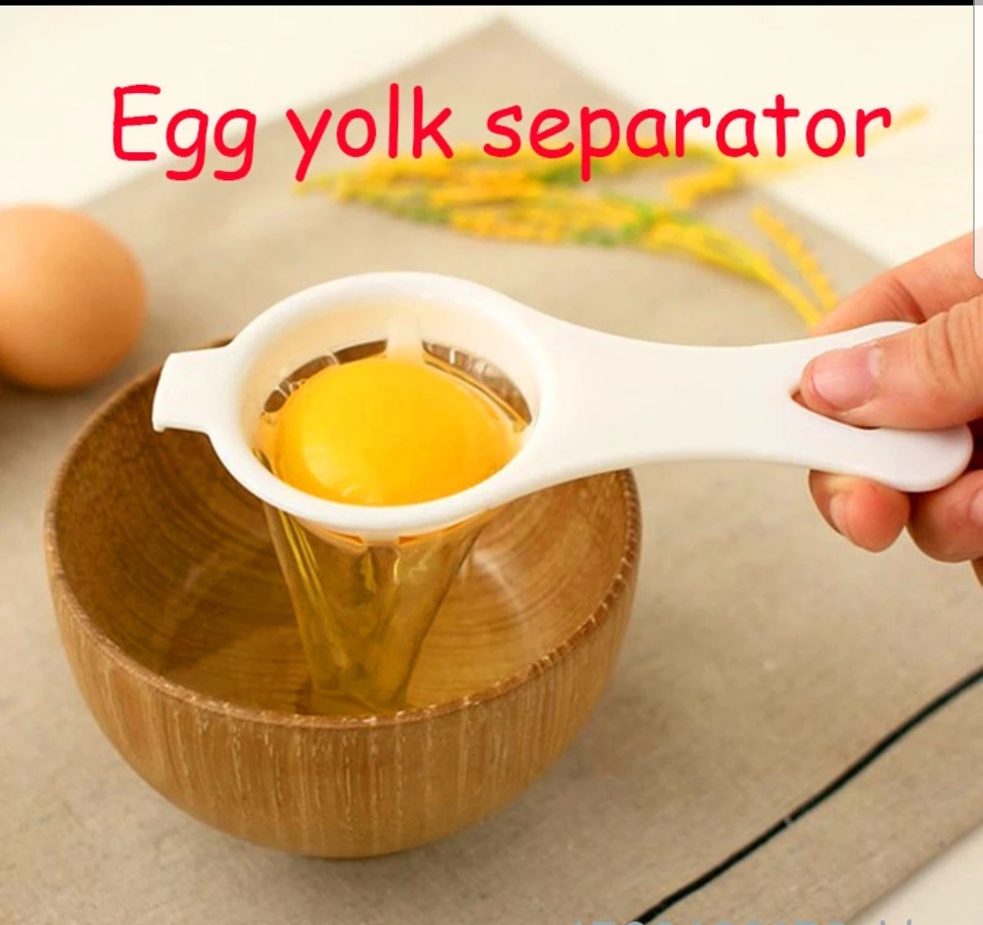Egg Separator Cake Cooking Tools White Filter Sifting Processing ...