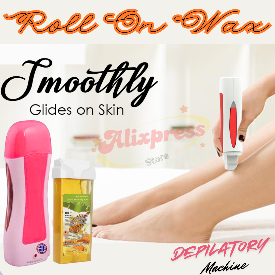Roll on Wax Heater Hair Removal Wax Machine For Women Depilation Tool ...