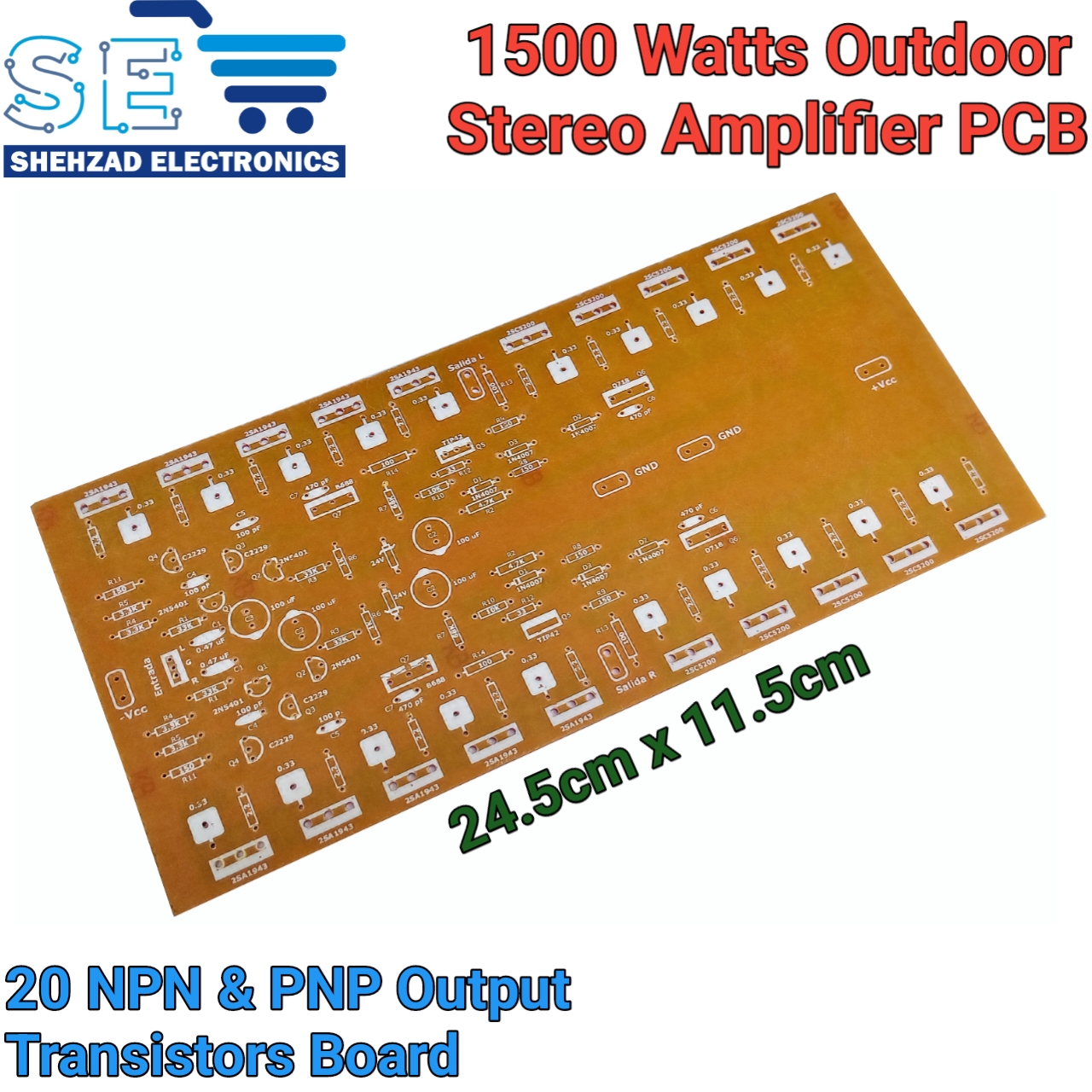 DIY Audio Amplifier Bass Tone Echo Rectifiers Inverter PCBs Bare Board ...