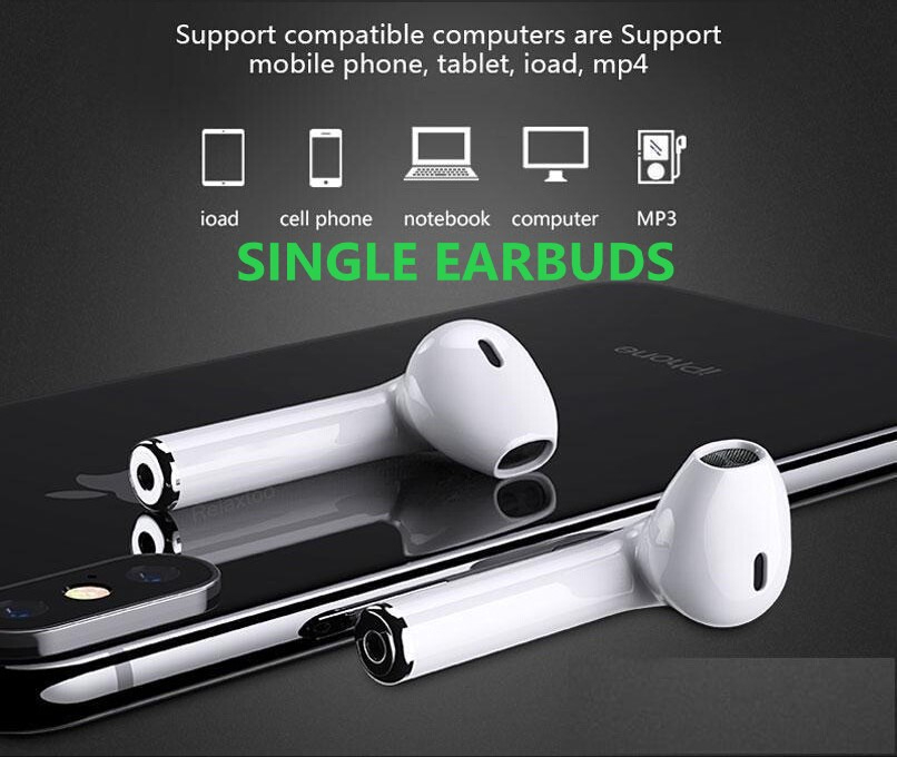 i7 Single Airpods Wireless Bluetooth Earphones - Stereo Sound with ...