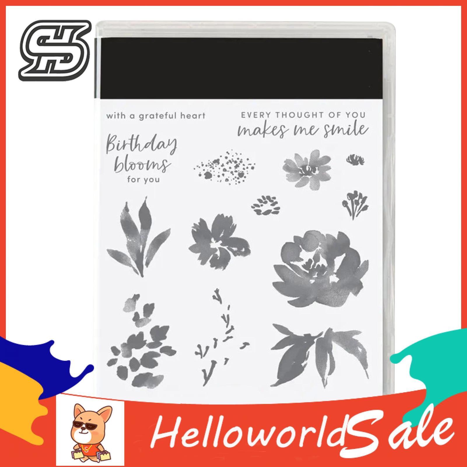 Embossing Die Flower Embossing Metal Dies Silicone Stamps Set for Diy ...