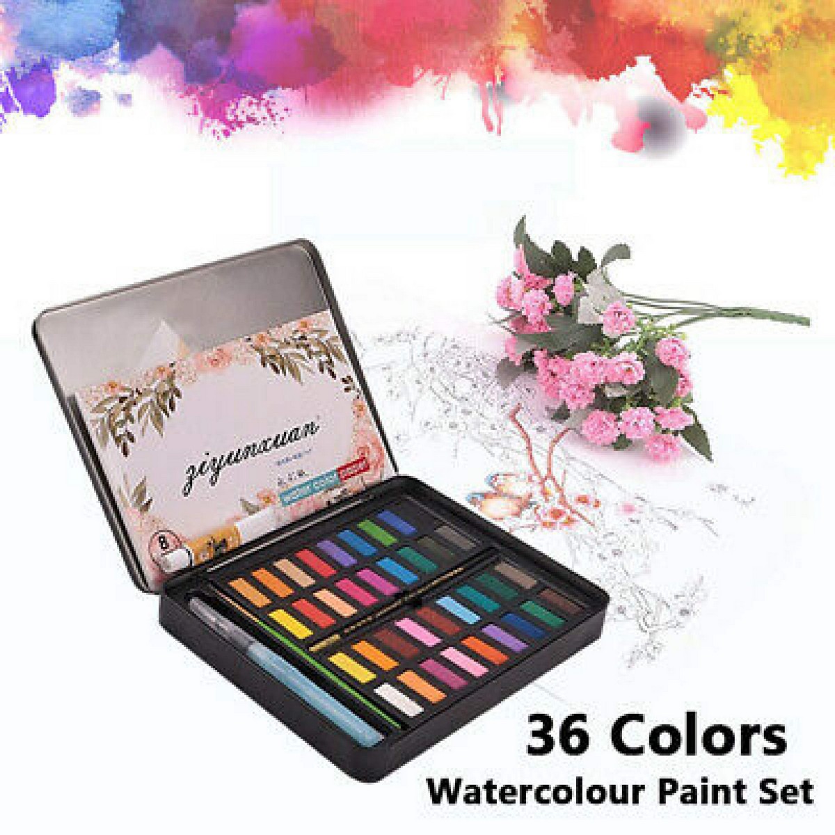 MAGRITTE 36 WATER COLORS PAINT SET | Daraz.pk