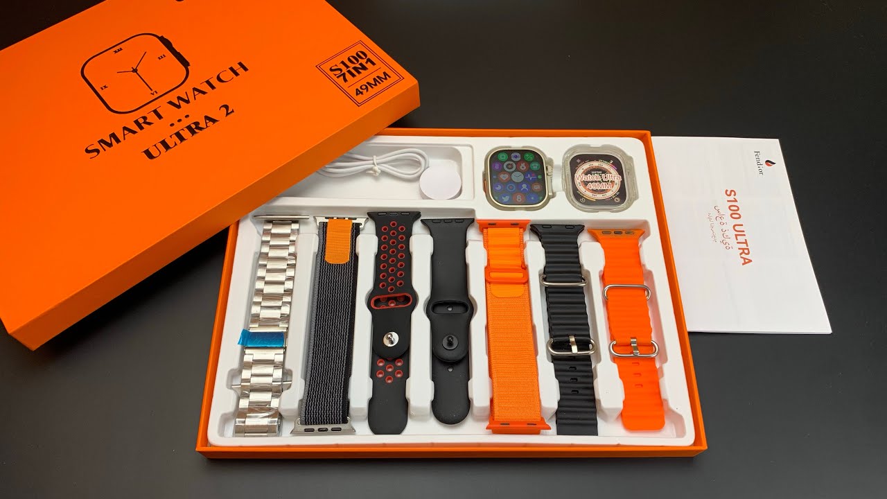 S100 Ultra Watch for Men Fashion Smart Watch 2024 Wireless Charge HD ...