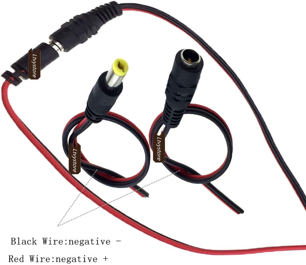 DC Power Pigtail Female + Male Connections | Daraz.pk