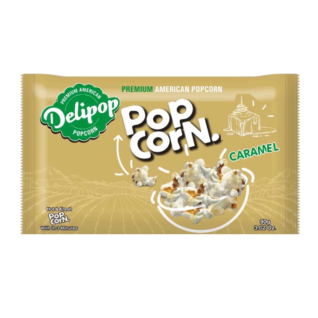 Delipop Popcorn Caramel Flavor 90g | Daraz.pk