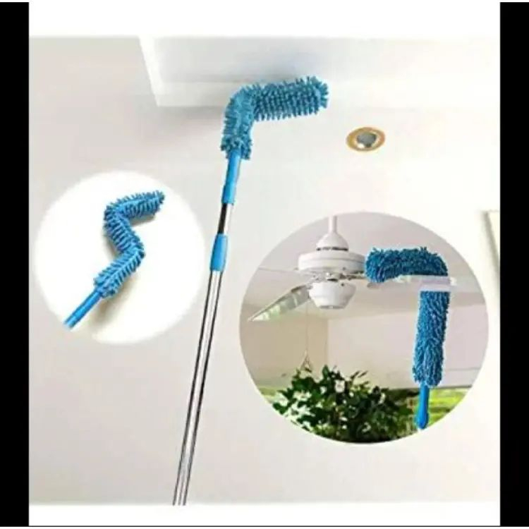 Micro Fiber Flexible Mop, Fan Mop Easy Telescopic Micro Fiber Flexible ...