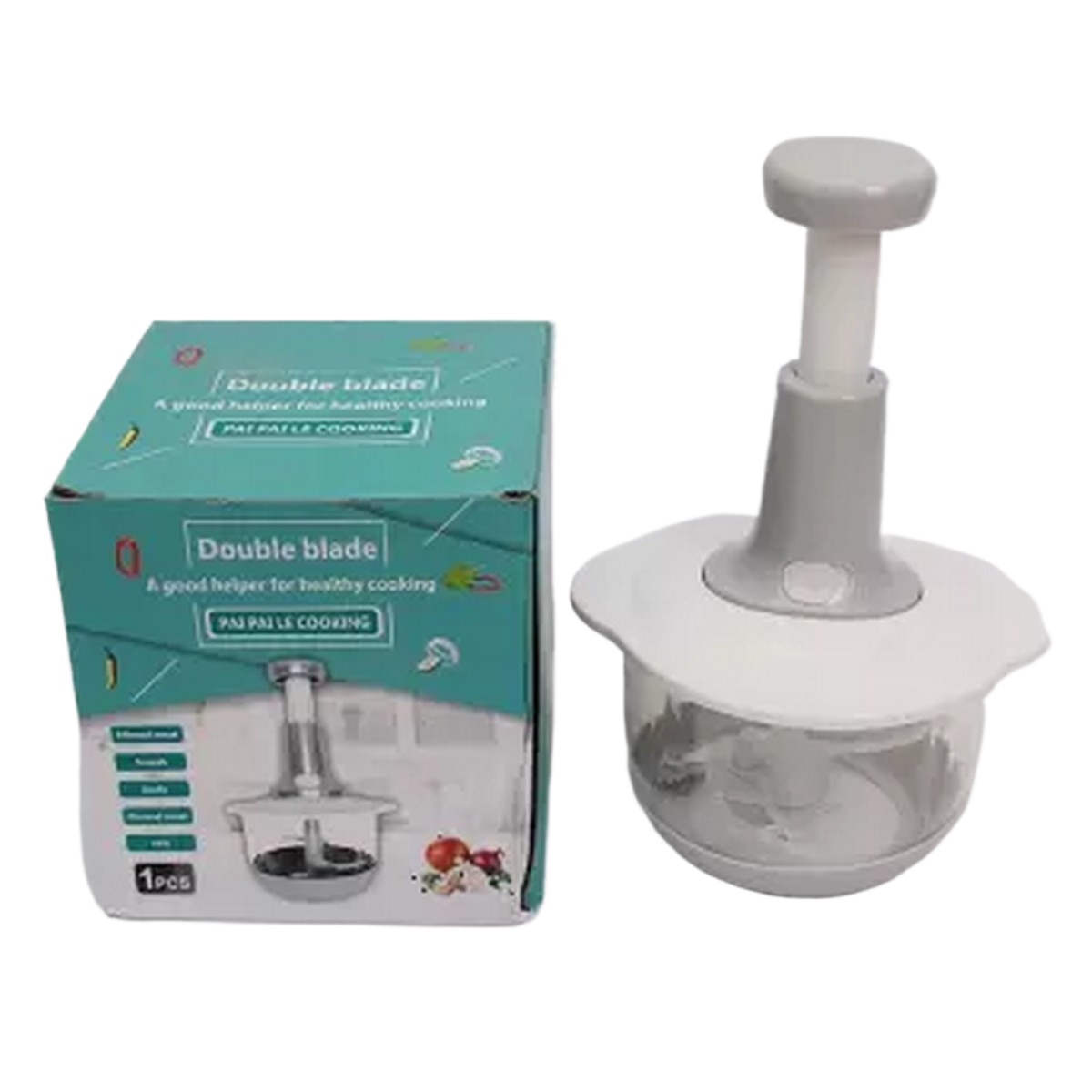Manual Food Chopper, 1500ML 1.5 liter (1.5L) and 2 liter (2L) Hand Pat ...