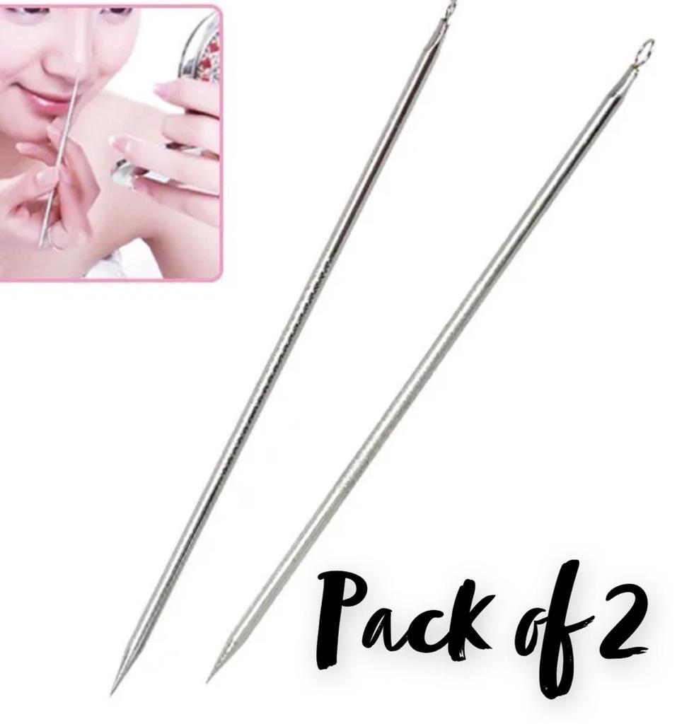 PACK OF 2 Blackhead Remover Pin Needle Extractor Acne Pimple BC-05 ...