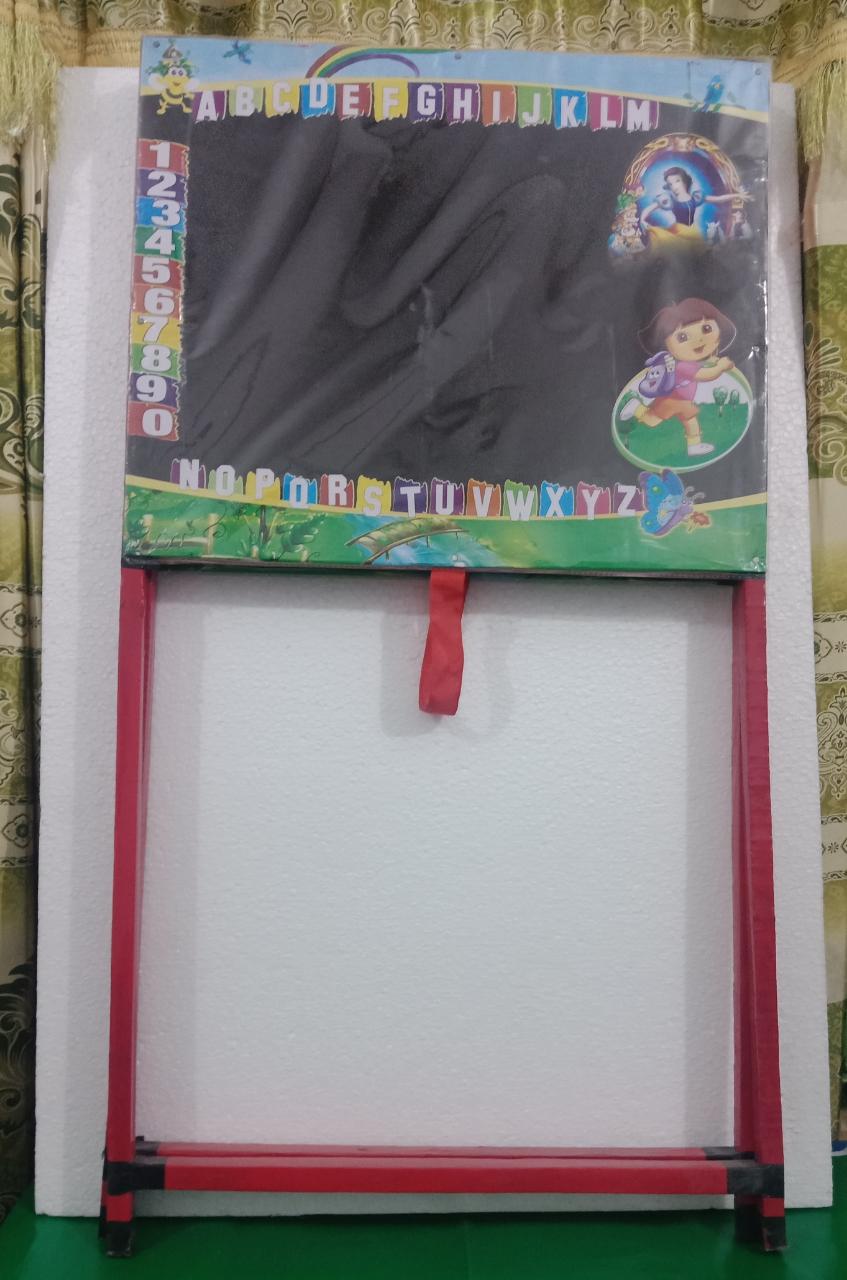 Black and White Board - Double Sided Erase Boards - 2 in 1 black ...