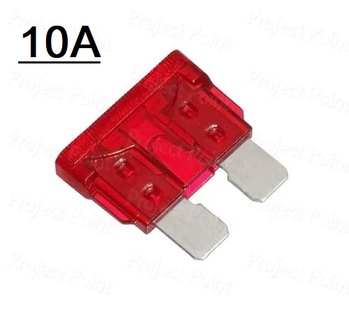 10A 6Pcs Standard Size Car Auto Blade Fuse | Daraz.pk