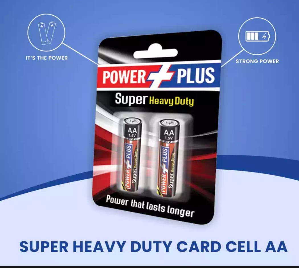 Power plus AA battery cell 2 pcs | Daraz.pk