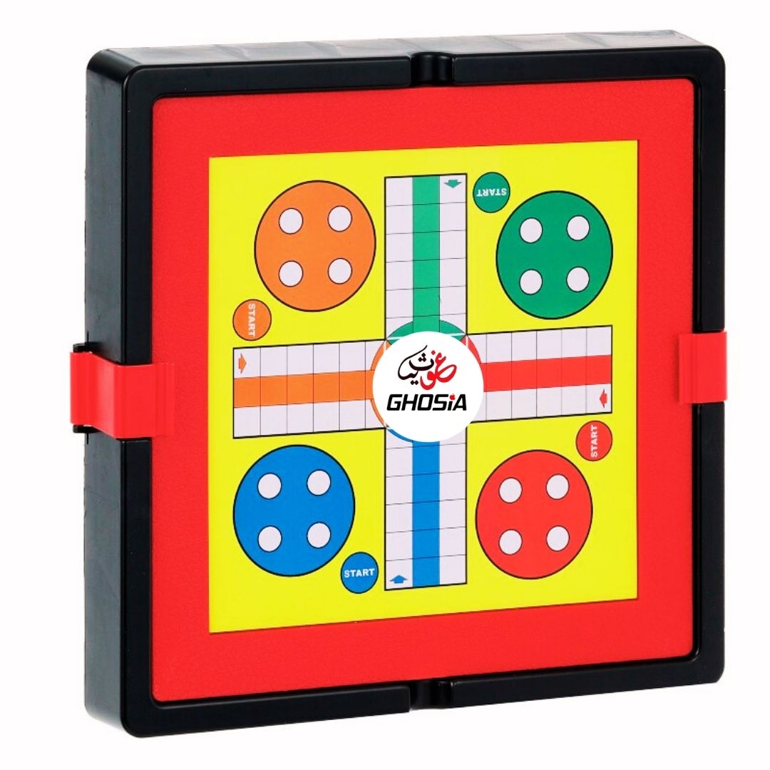 Magnetic 4 Player Ludo with Storage Compartment I Classic Ludo Set for ...