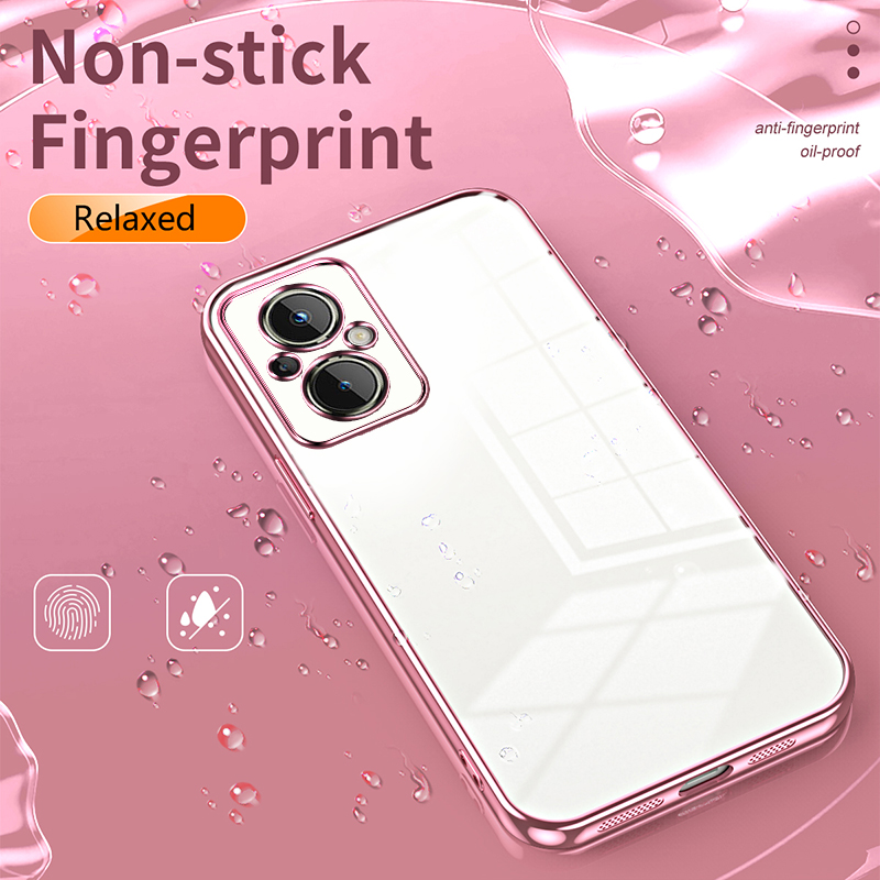 For OnePlus Nord N20 5G Phone Case, Transparent Plating Soft Silicone ...