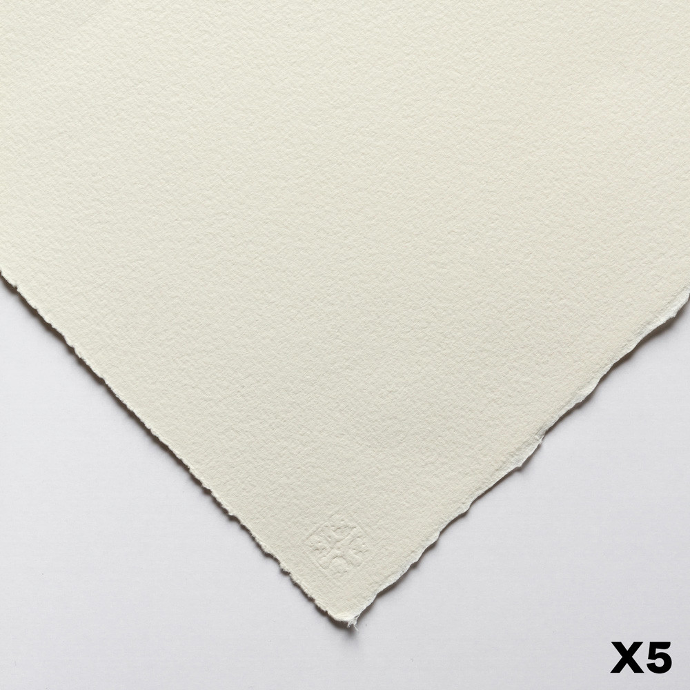 SAUNDERS WATERFORD White Rough Watercolor paper Sheet 4 Deckle Edges ...