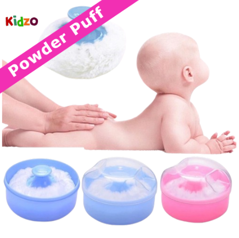 Baby Powder Puff Box newborn children or makeup purpose puff - kidzo ...
