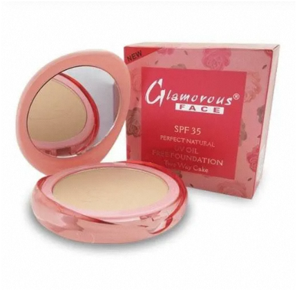 Glamorous Face Powder | Smooth Finish | Long-Lasting Oil Control | Daraz.pk