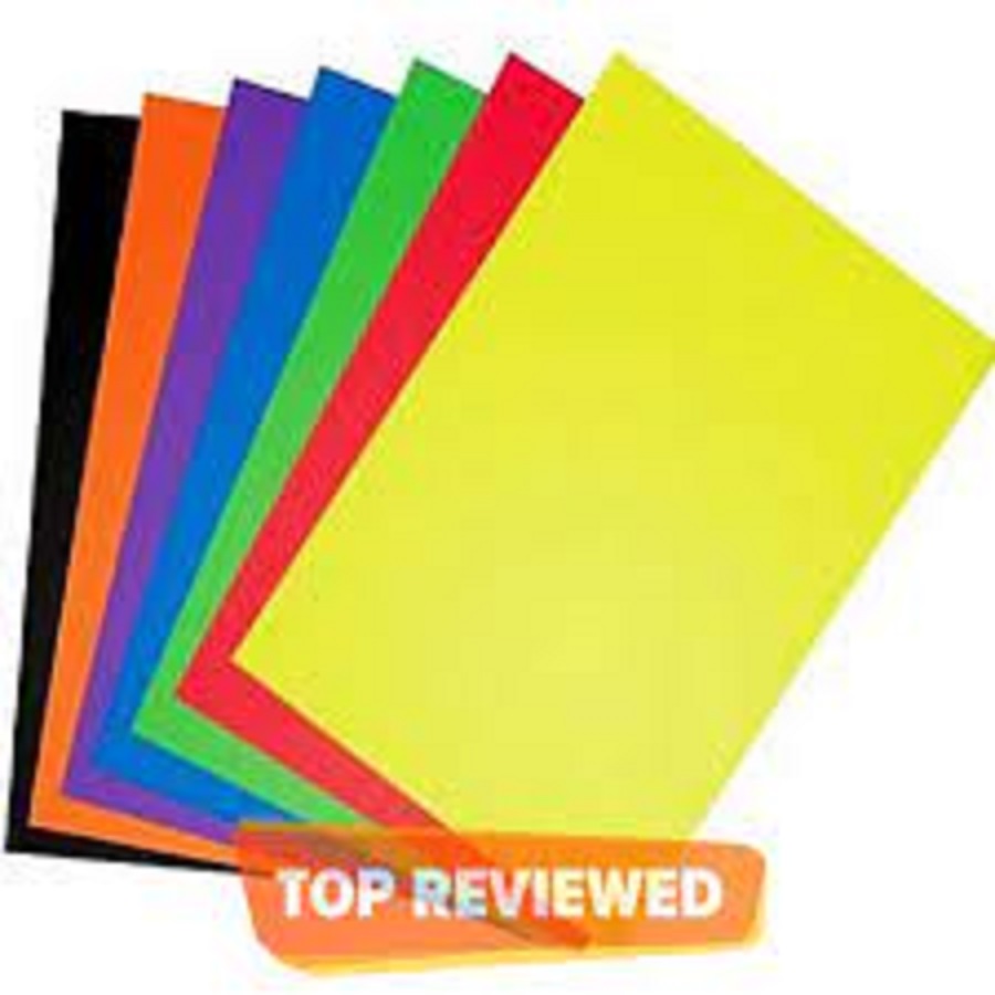 Mix Colour Paper A4 size sheets (Quality & Grammage) | Daraz.pk