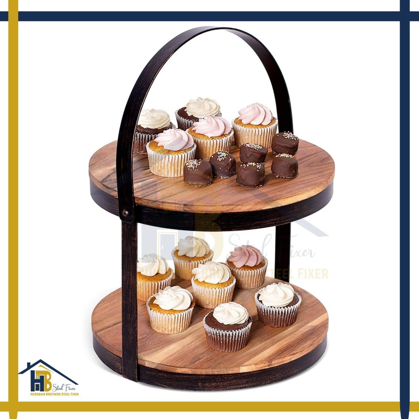 Cupcake and Cake Stand With Handle Cupcake and Cake Stand With Handle ...