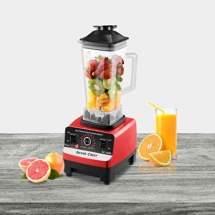 Commercial Juicer Machine & Blender | 2L Heavy Duty Fruit Juicer with 4 ...