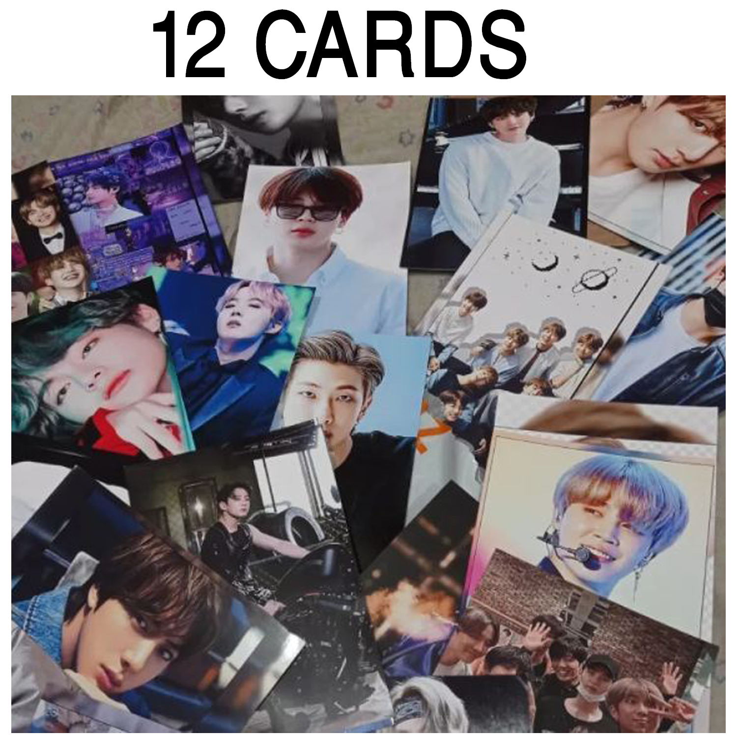 12 BTS Photo Cards Latest Photocards of Your Choice with high ...