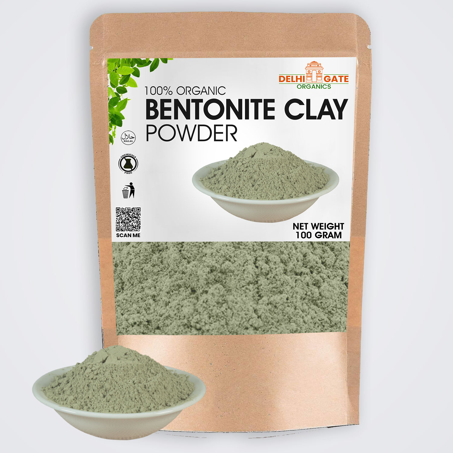 100 % Natural & Pure Bentonite Clay Fine Powder 100 Grams | Daraz.pk