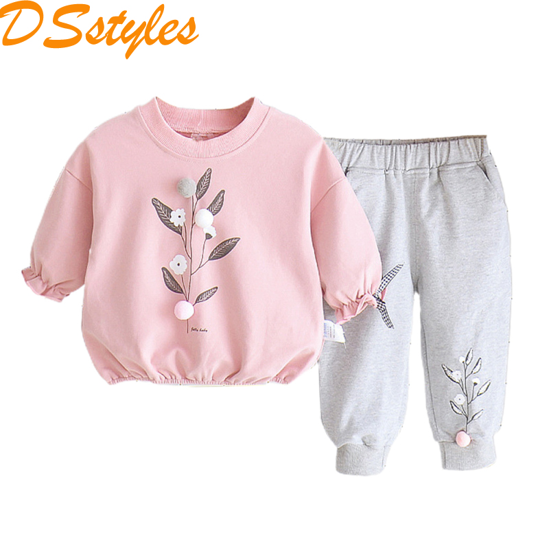DSstyles 2pcs Baby Girls Tracksuit Set - Adorable and Fashionable ...