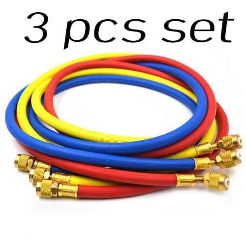 Gas Charging Line 3 FT HVAC Use Set Of 3 Lines HVACR Charging Lead For ...