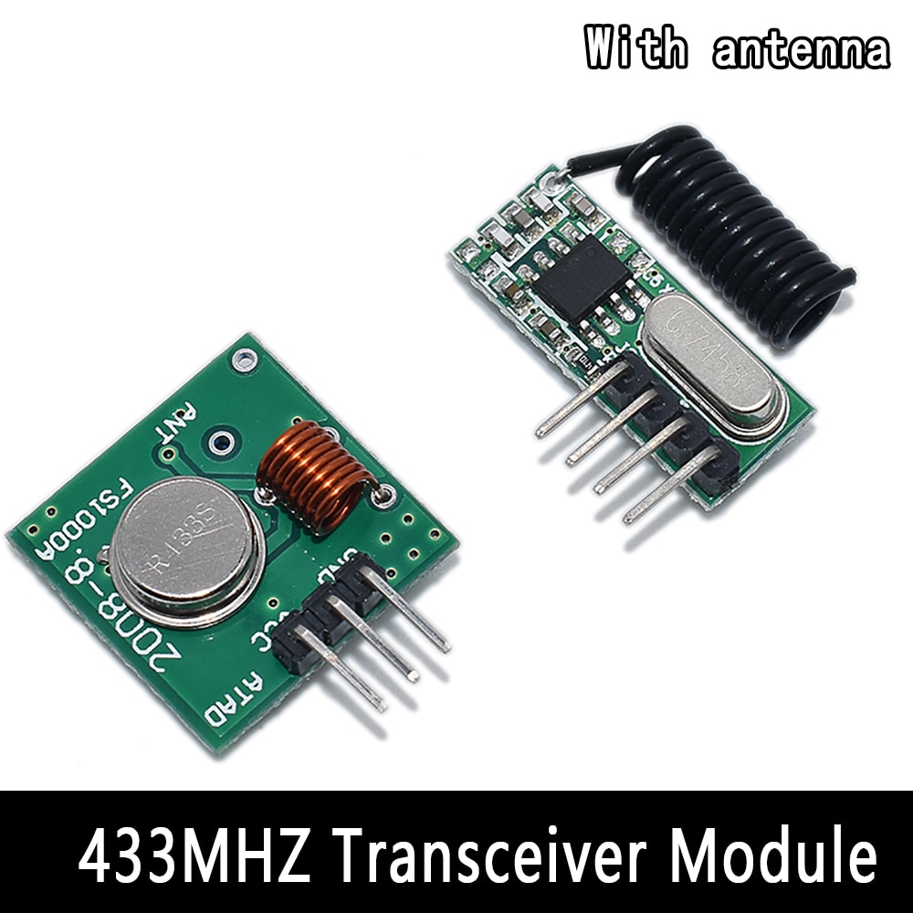 315Mhz / 433Mhz RF Module and Receiver Kit 5V DC For Arduino Raspberry ...