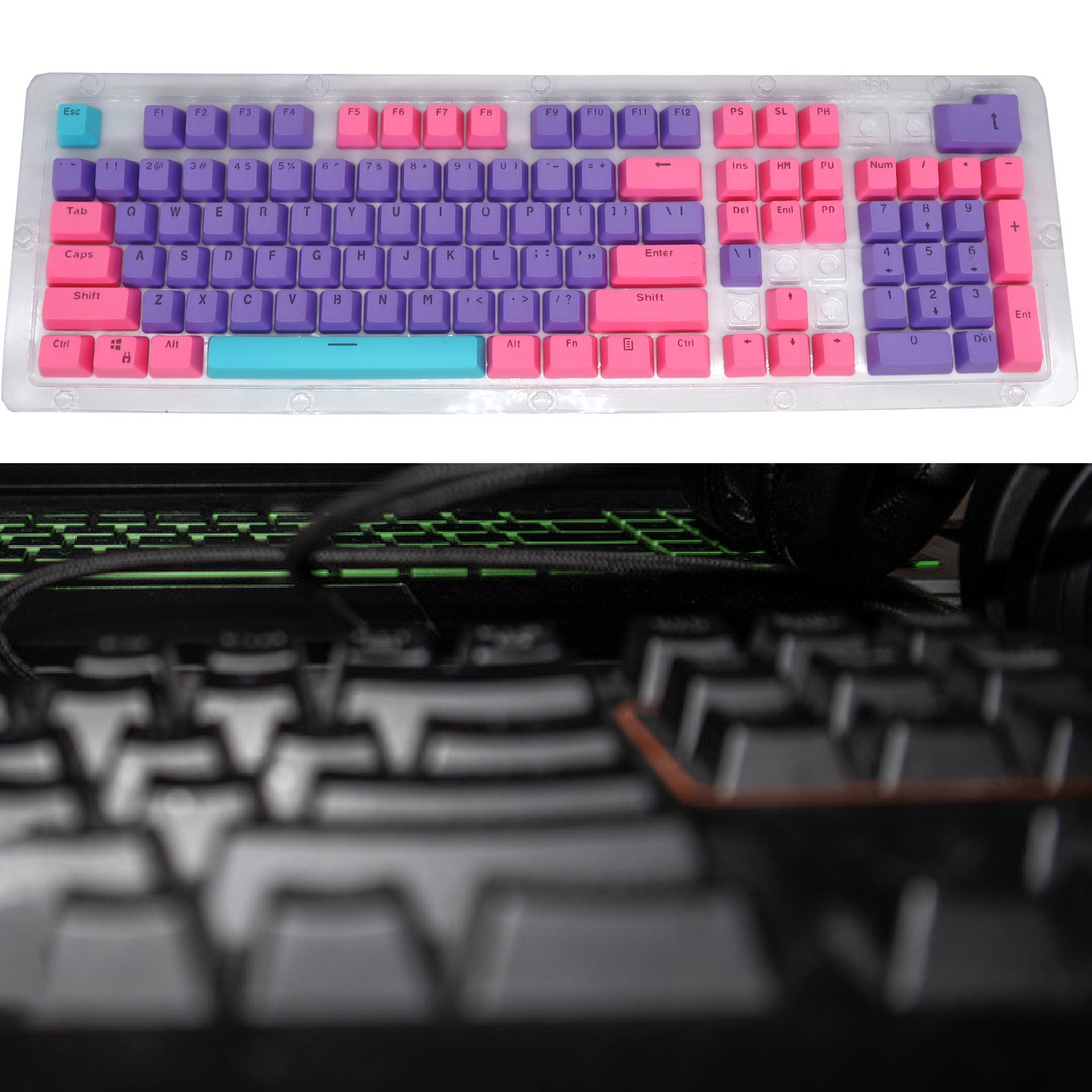 Nax-3c 104Pcs Keycaps Normalized Wear-Resistant Pbt Universal Keys Cap ...