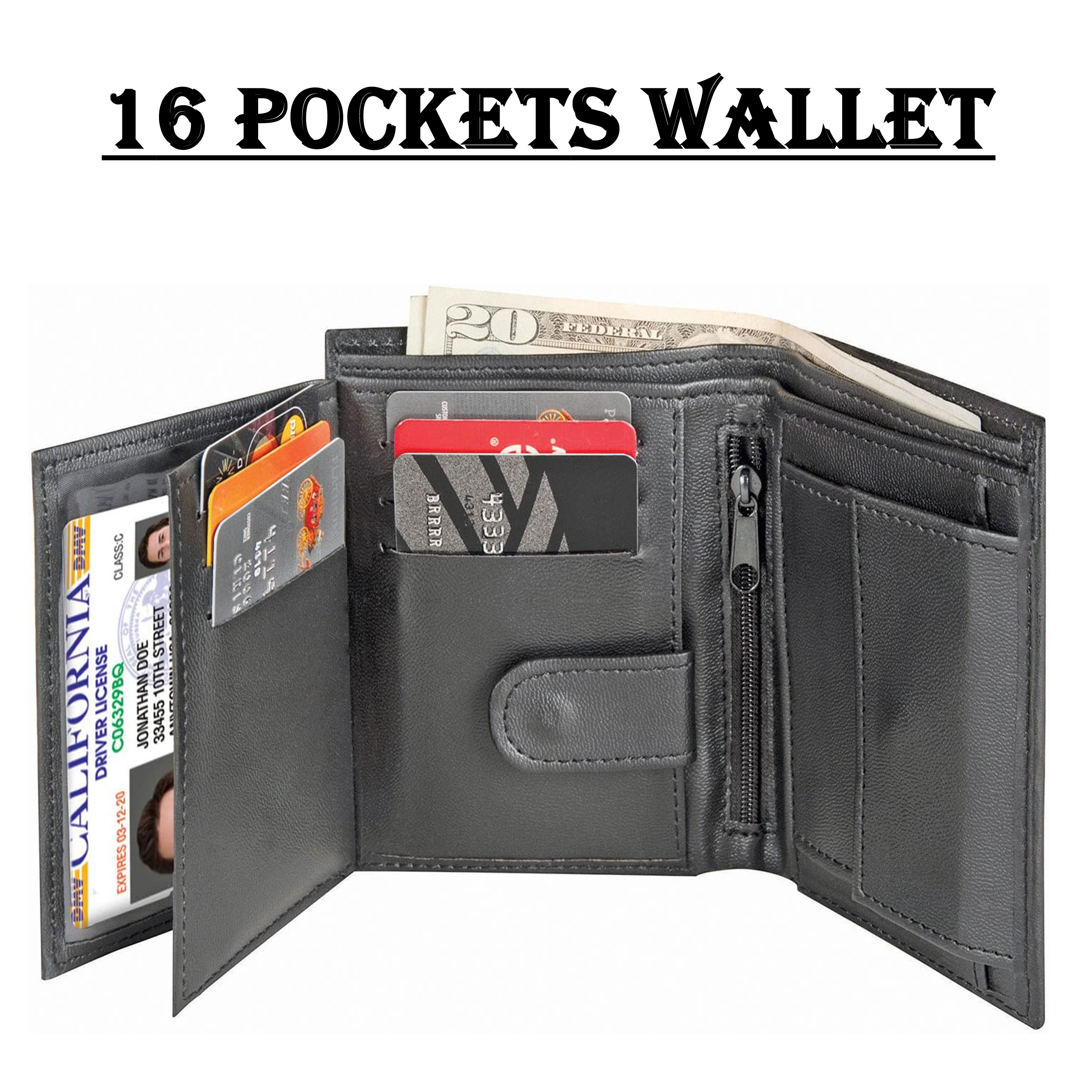 Genuine Pocket Wallet For Men Boys - High Quality ATM Wallet Card Cash ...