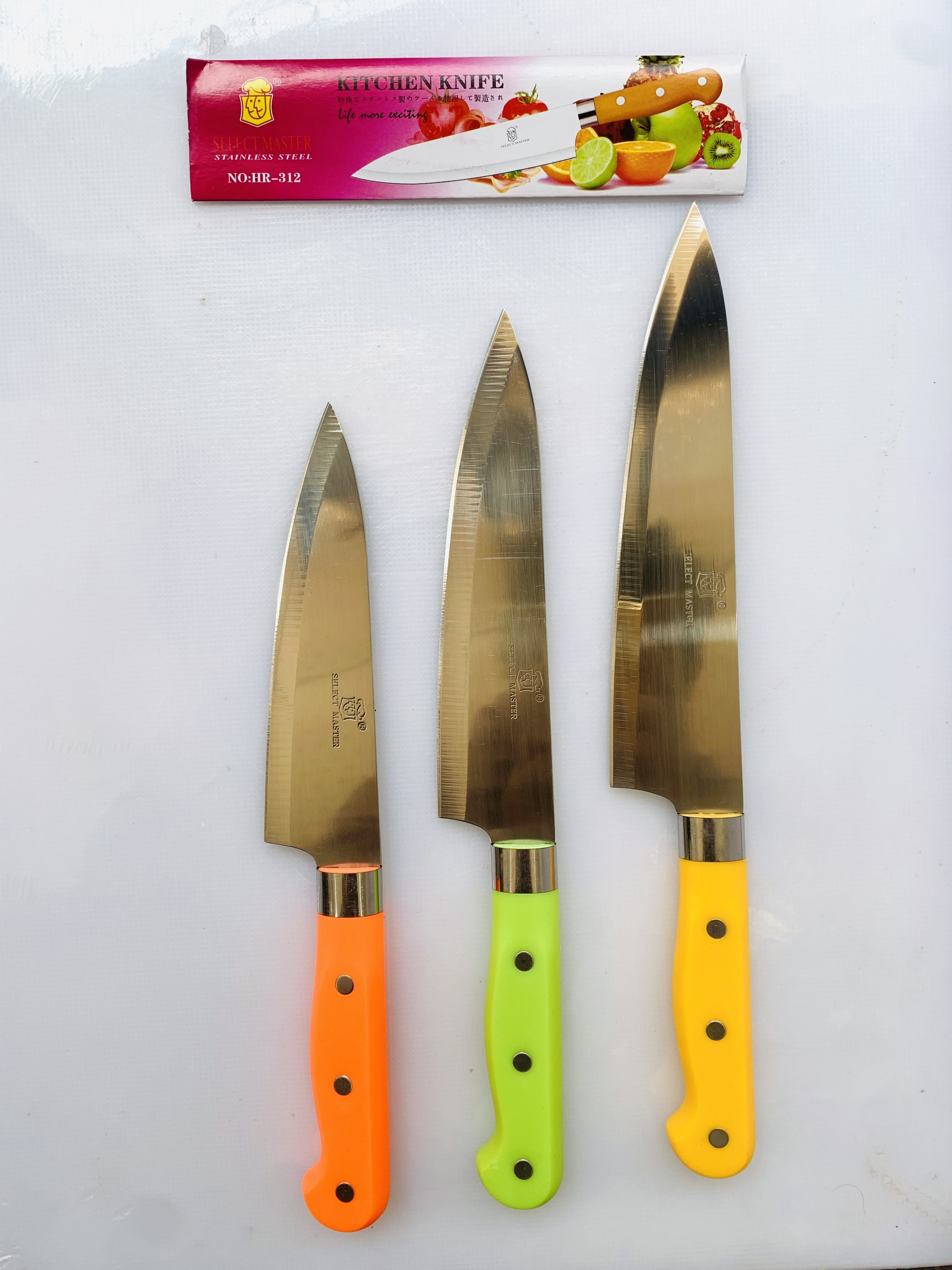 Multi Color Knife set Stainless Steel High Quality Qurbani knifes (Pack ...