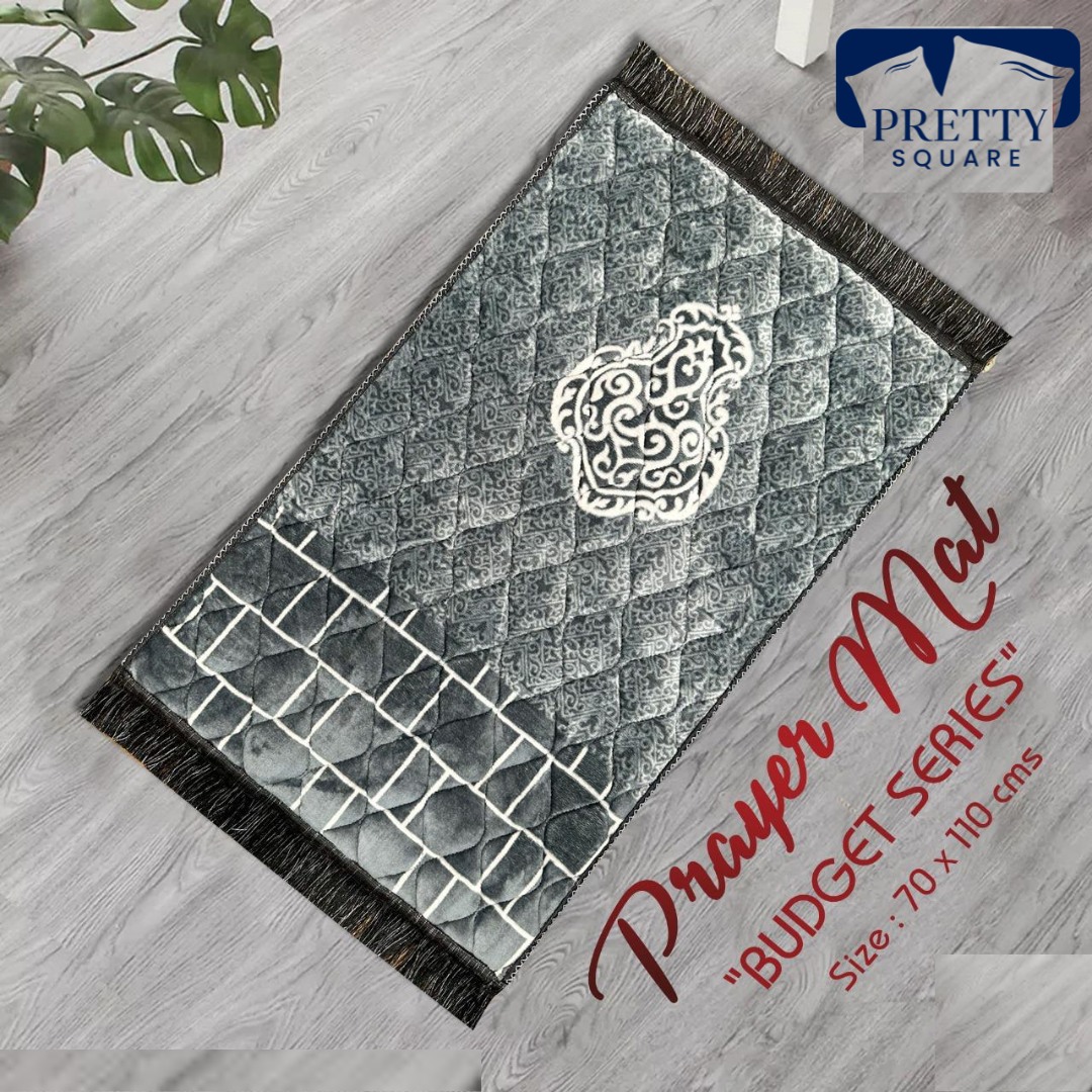 Plush Velvet Jai Namaz quilted Prayer Mats Premium Orthopedic Foam ...