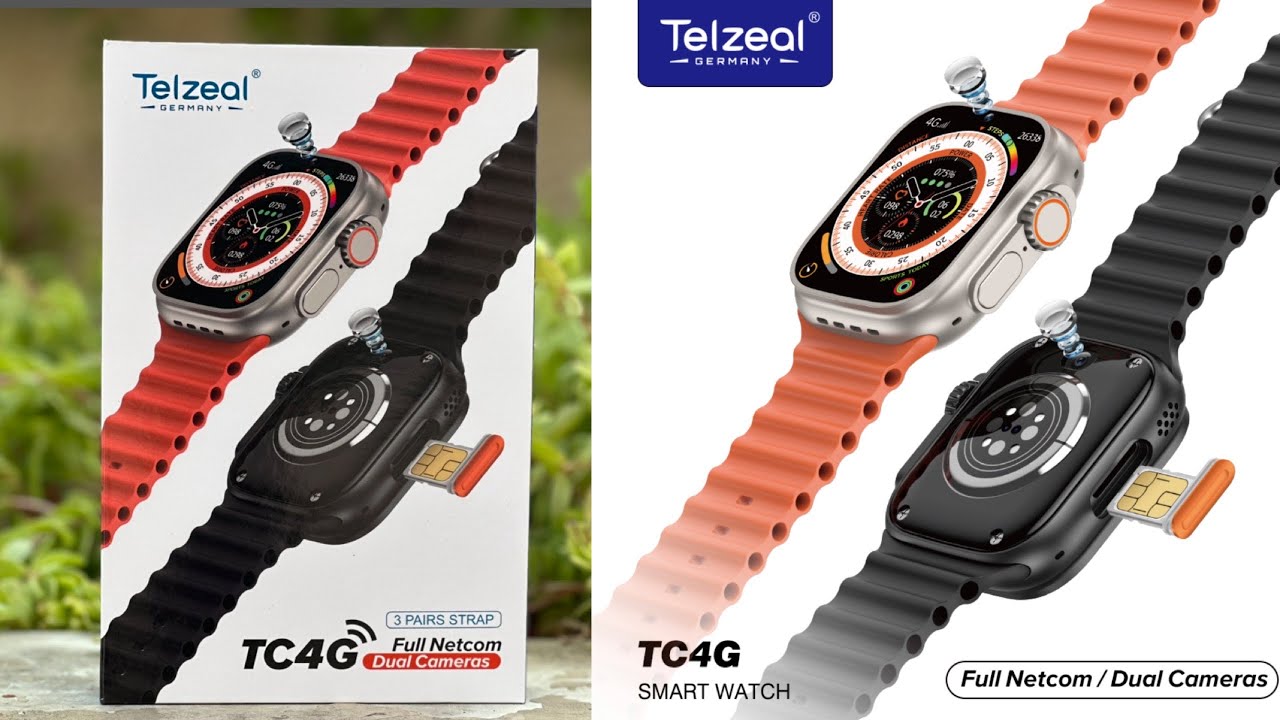 TK4 Ultra Smart Watch with 4G Sim amoled display 4/64 gb 4g sim | Daraz.pk