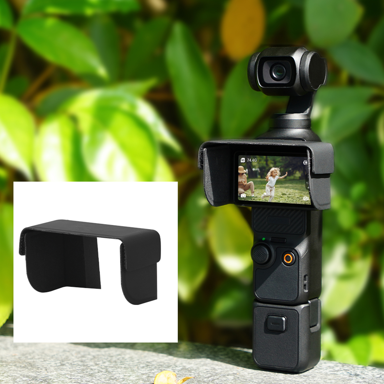 KOKKO Lens Hoods Compatible For DJI OSMO POCKET 3 Sun Shading Cover ...