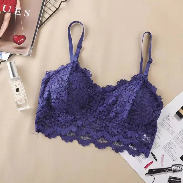 Flourish fashion new style Sexy Wireless Lace Seamless Bralette Crop ...