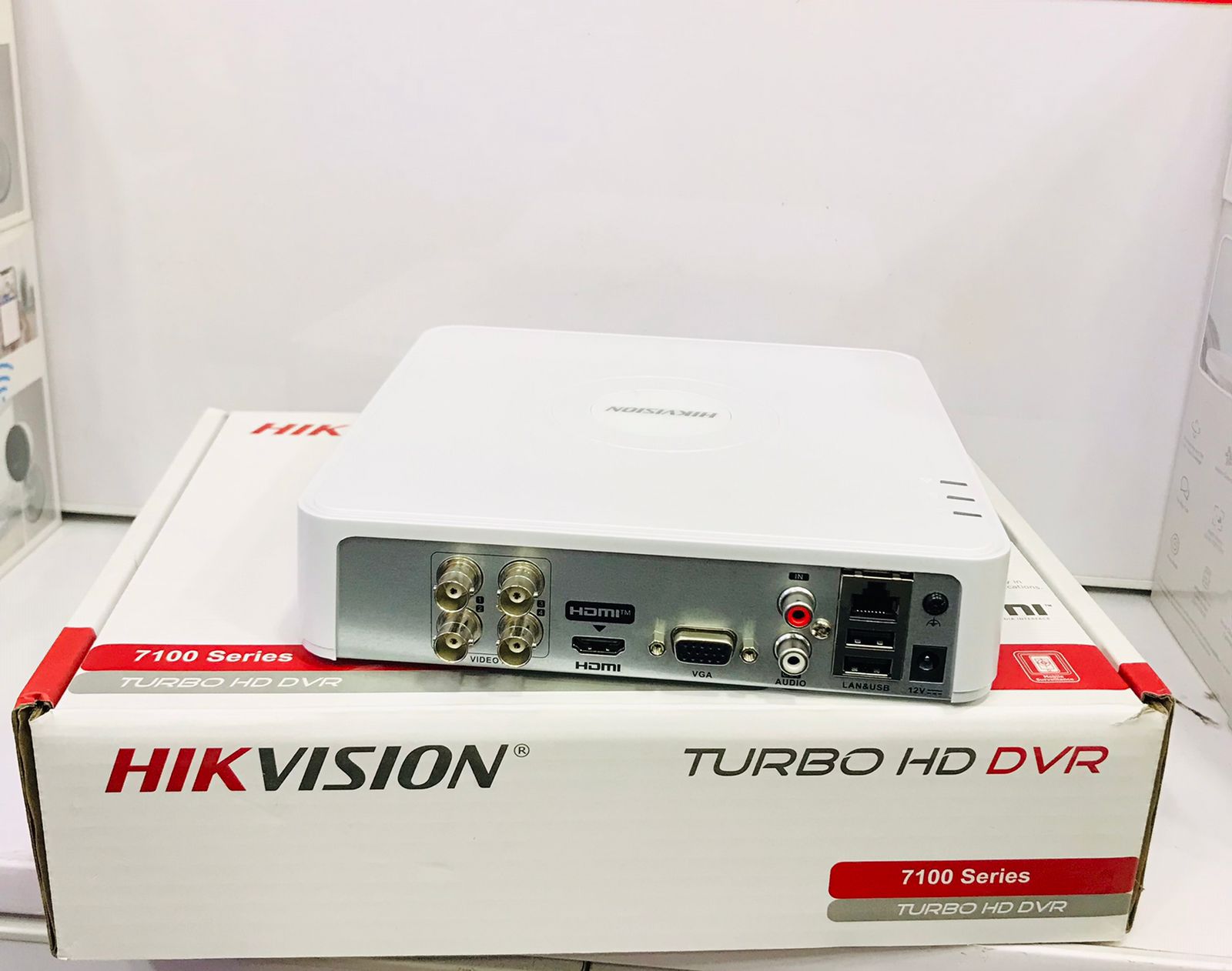 HIKVISION DS-7104HGHI-K1 4-ch 1080p Lite Mini 1U H.265 DVR Turbo HD ...