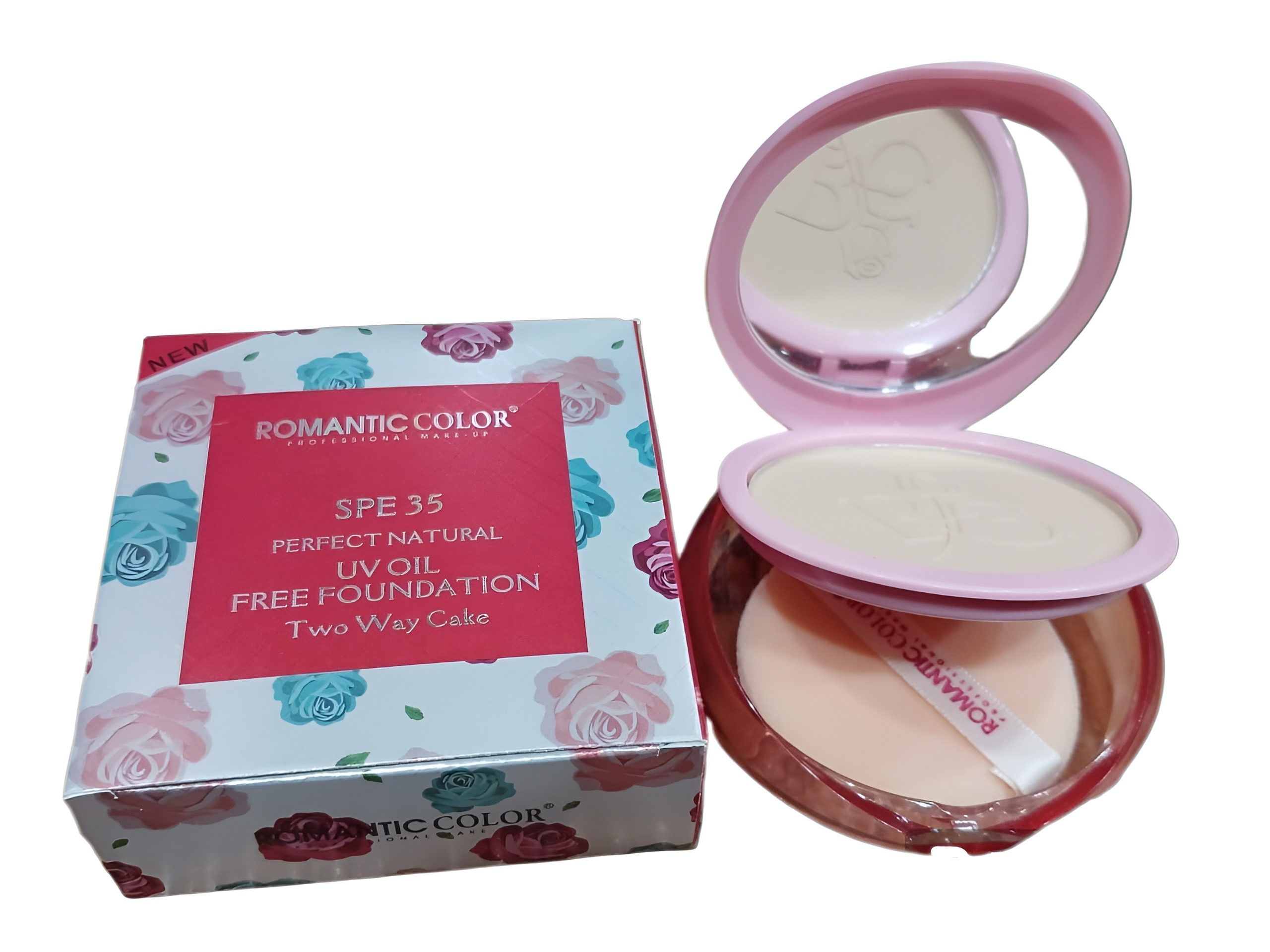 Face Powder UV Oil Free Foundation Tow Way Cake skin smoothing powder ...