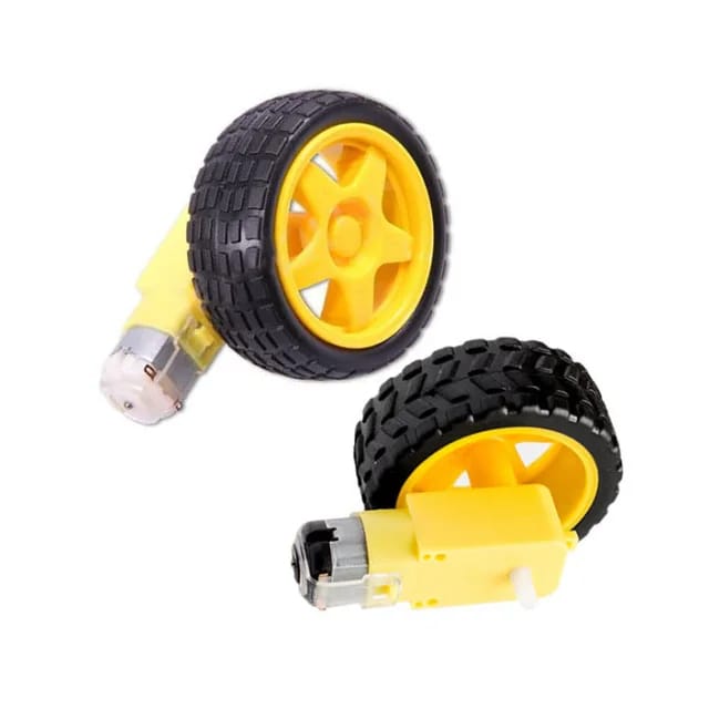 Yellow gear motor set robotic Gear motor set for robots Yellow gear ...