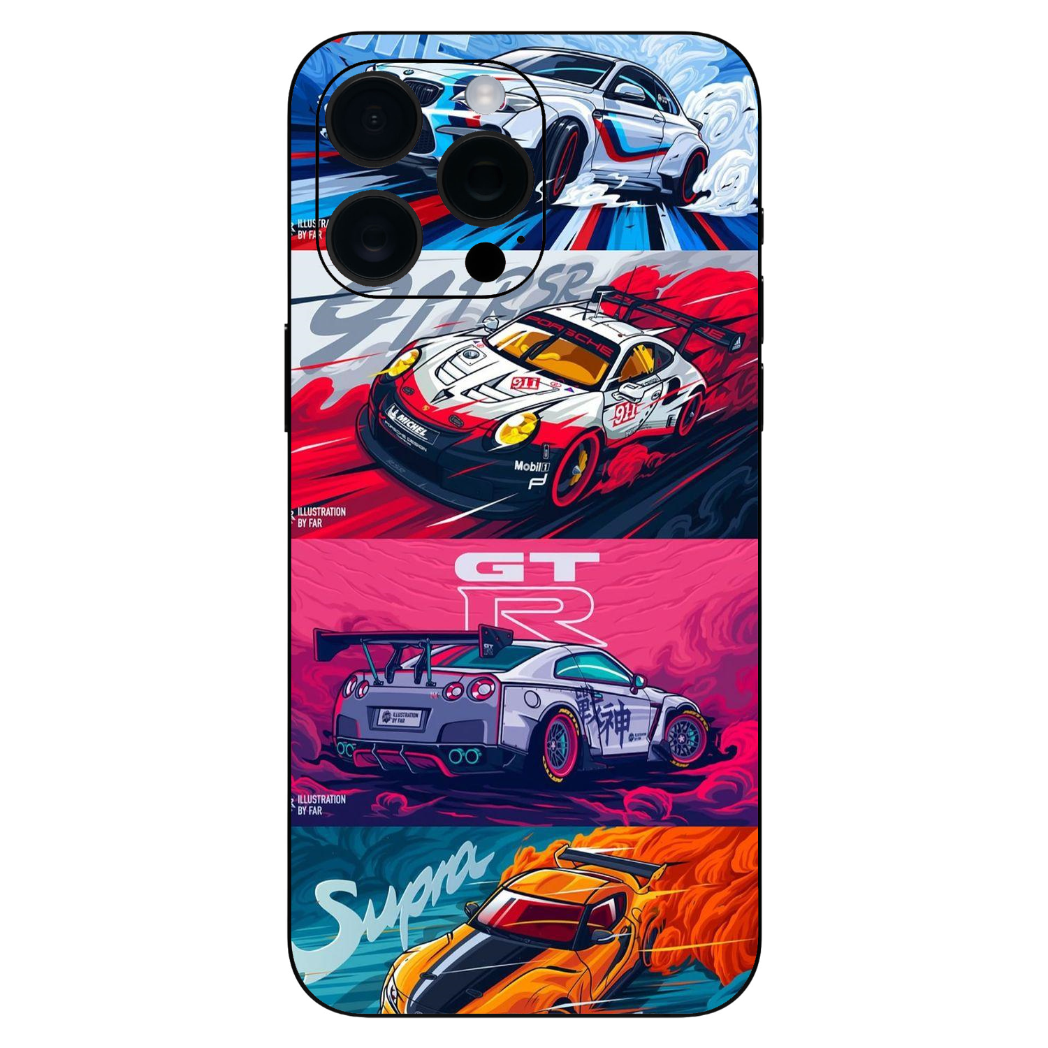 For Apple iPhone 14 Pro Max Awesome Collection Vinyl Mobile Skin Wrap ...